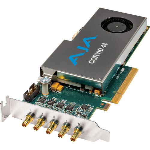 AJA Corvid 44 BNC Flexible Multi-Format I/O Card with Fan (Version 2 ...
