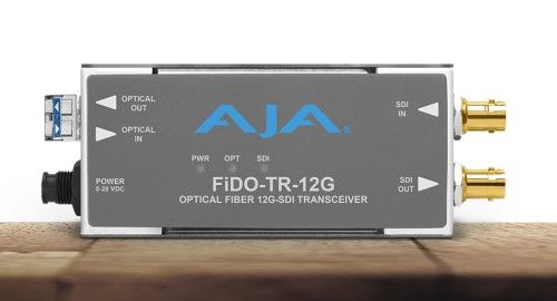 FiDO-TR-12G 1-Channel 12G-SDI/LC Single-Mode LC Fiber Transceiver