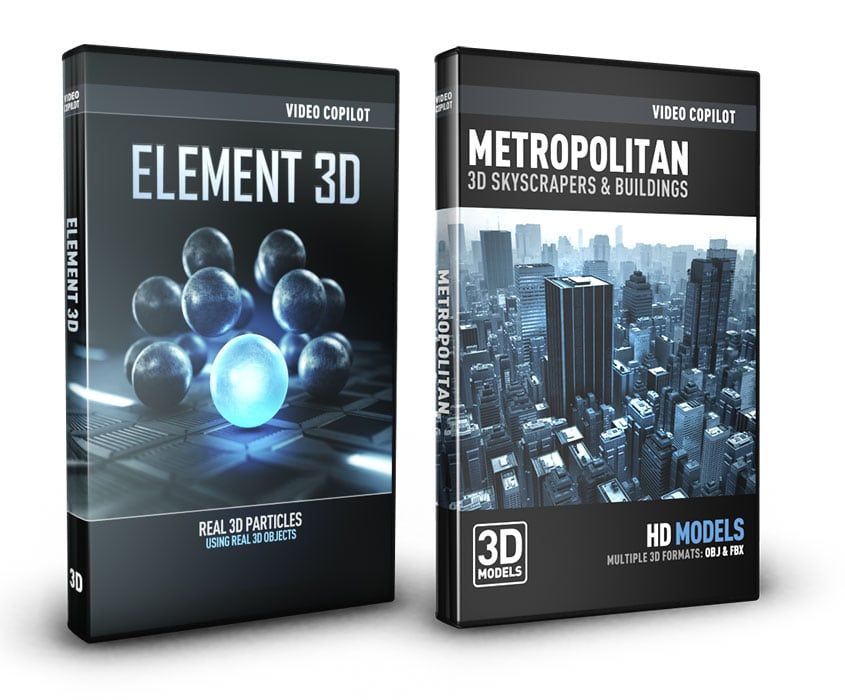 Buy Video Copilot City Bundle (Element 3D + Metropolitan Pack)