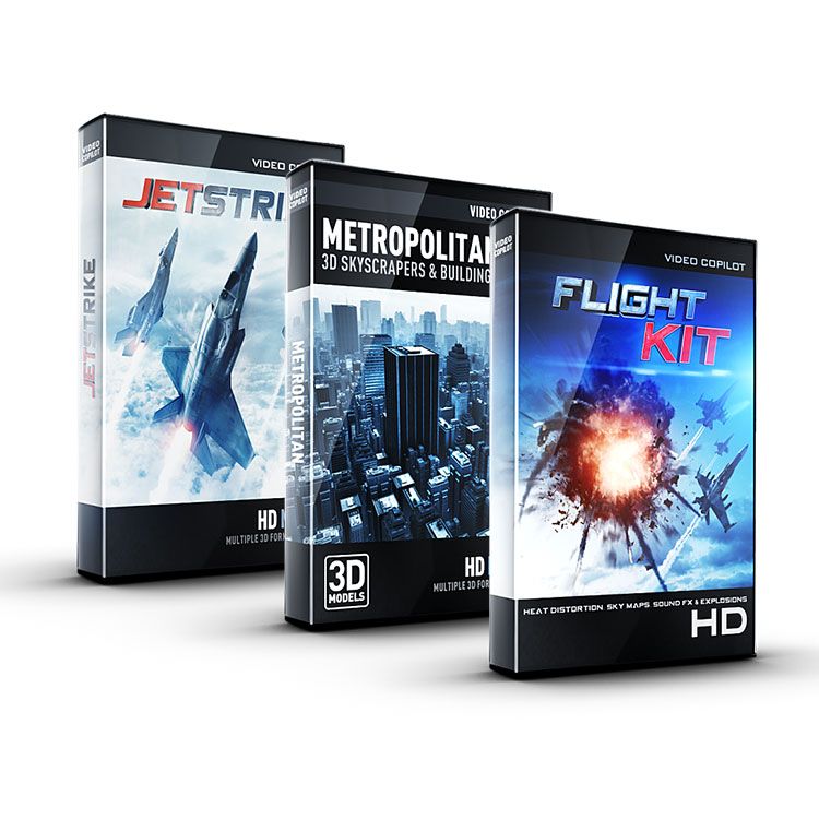 Buy Video Copilot Aerial Bundle (JetStrike + Flight Kit + Metropolitan)