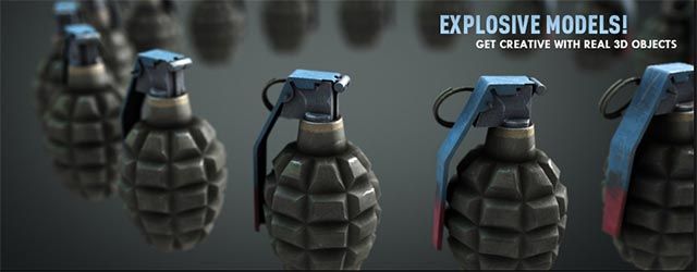 Buy Video Copilot 3D Model Pack - Projectile Weapons