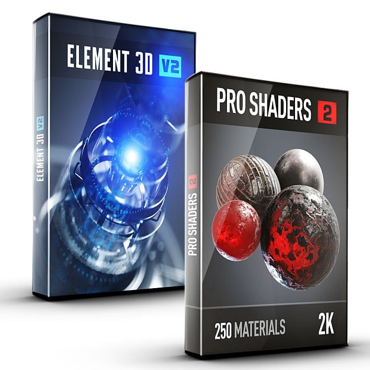 Buy Video Copilot 3D Shader Bundle (Element 3D + Pro Shaders 2)